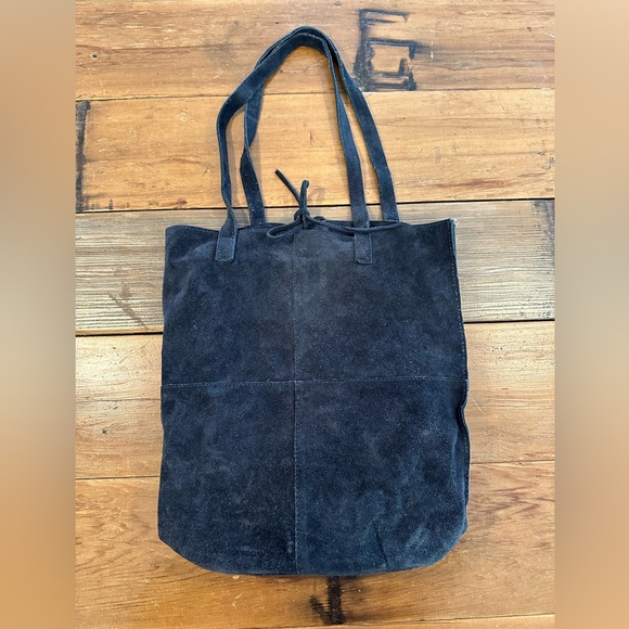 Fat Face | Bags | Fat Face Suede Leather Tote Bag | Poshmark